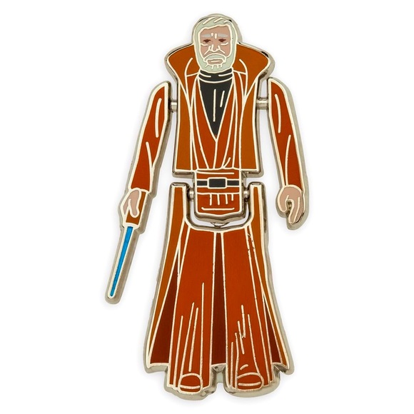 Disney | Accessories | Star Wars Obi Wan Kenobi Action Figure Pin ...